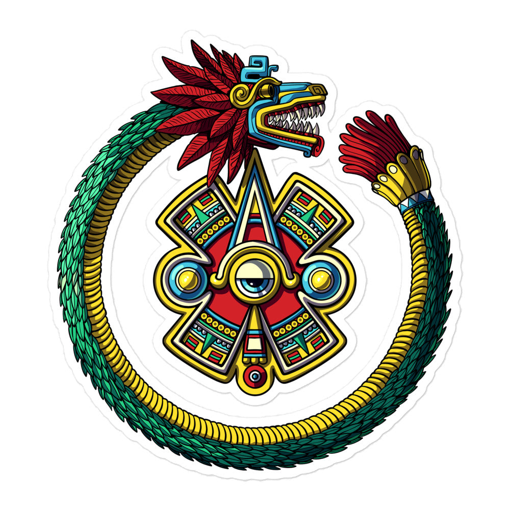 Quetzalcoatl Symbol HUNAB KU, GOD, MAYA, AZTEC, FEATHERED SERPENT,